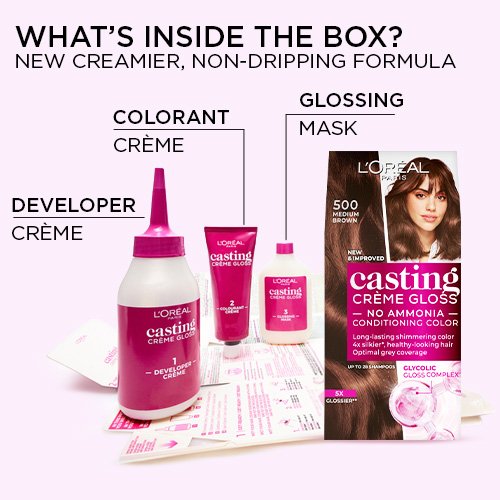 Casting Creme Gloss Ultra Visible Permanent Hair Colour CASTING CRÈME ...